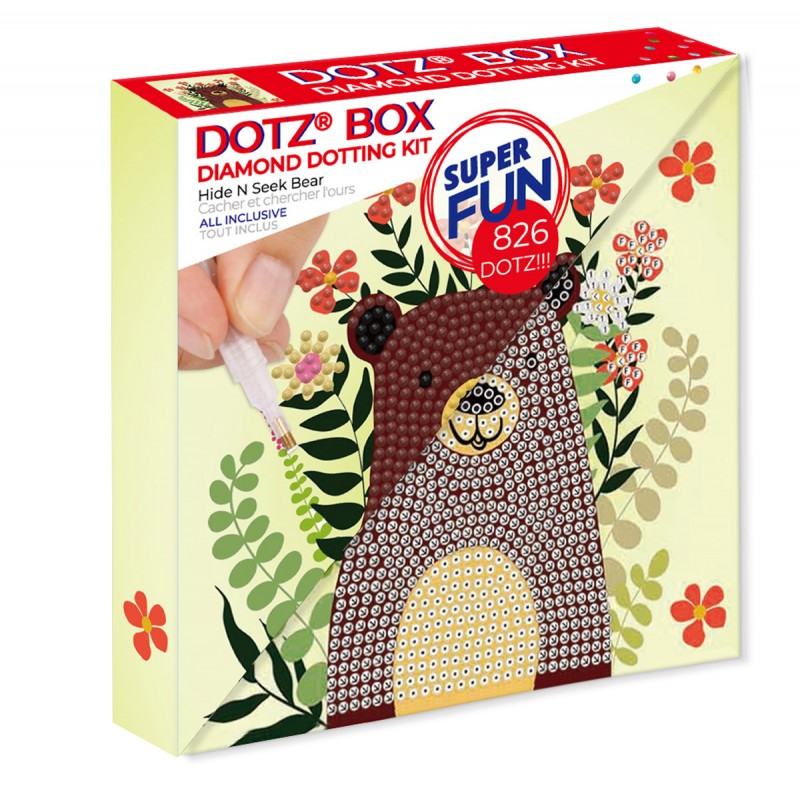 DIAMOND DOTZ - Hide n Seek Bear - DBX.053