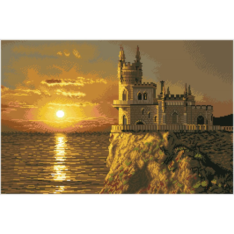 Swallow's Nest Castle - Diamond Art Kit - DD12.067 - Diamond Dotz®