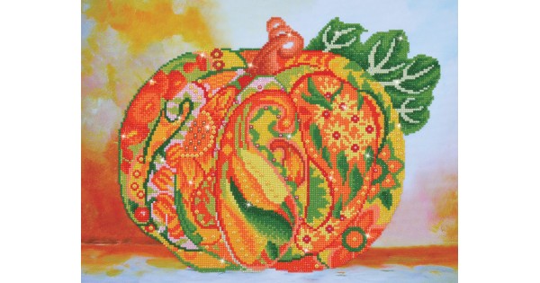 Autumn Pumpkin Amber Sparkle - Diamond Art Kit - DD10.016 - Diamond Dotz®