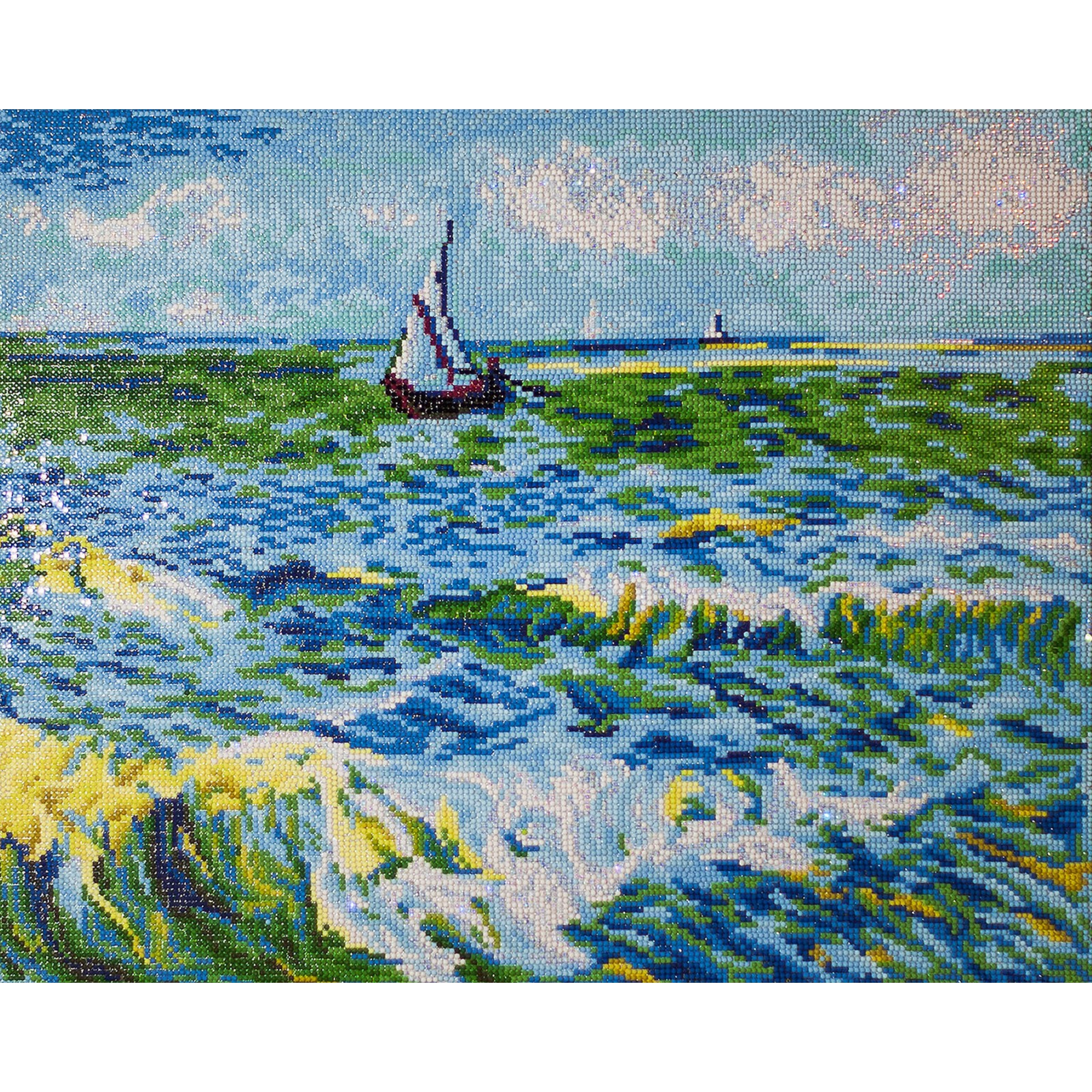 Seascape At Saint Maries (Van Gogh) - Diamond Art Kit - DD12.029 ...