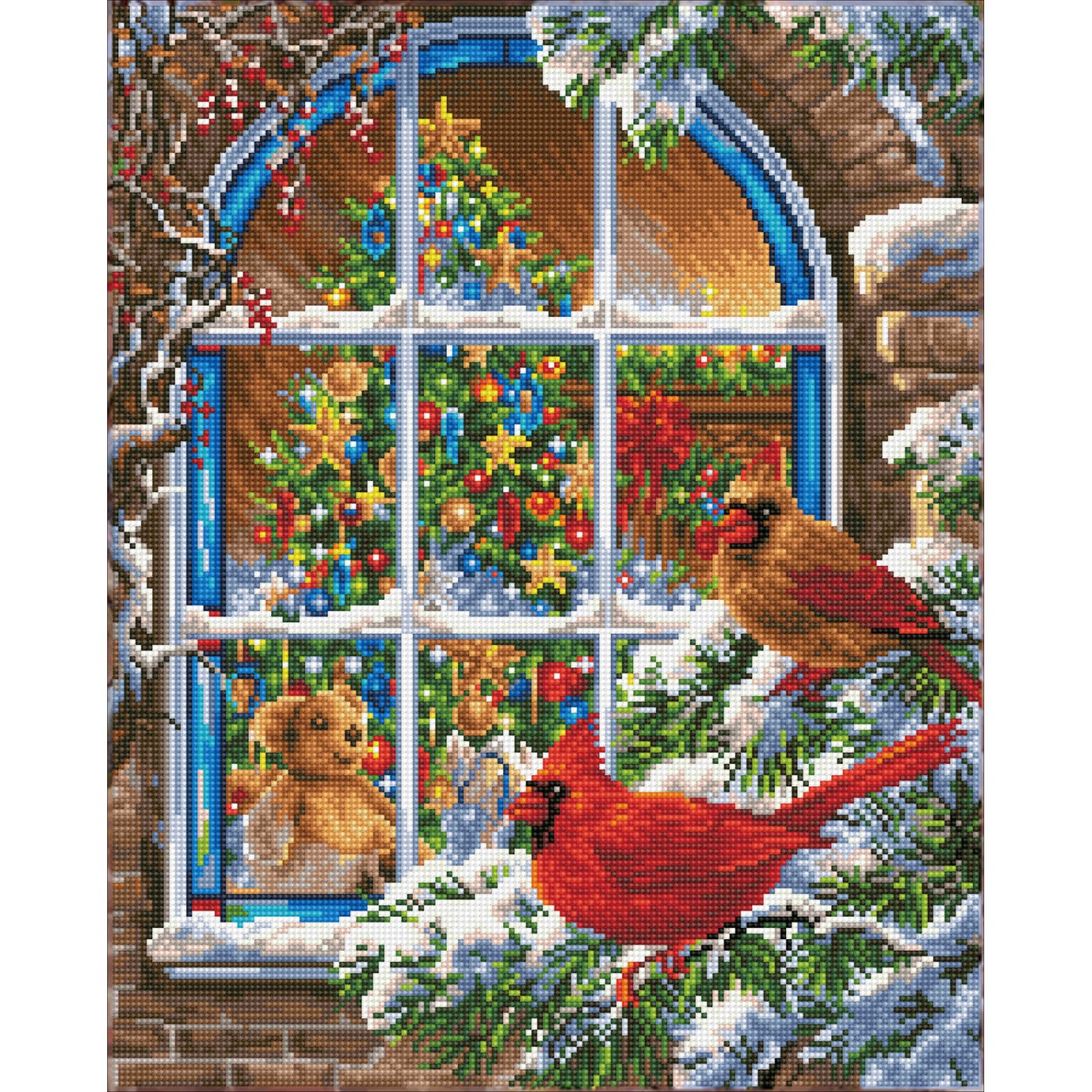 Christmas Window - Square Diamond Painting - DQ11.002 - Diamond Dotz®